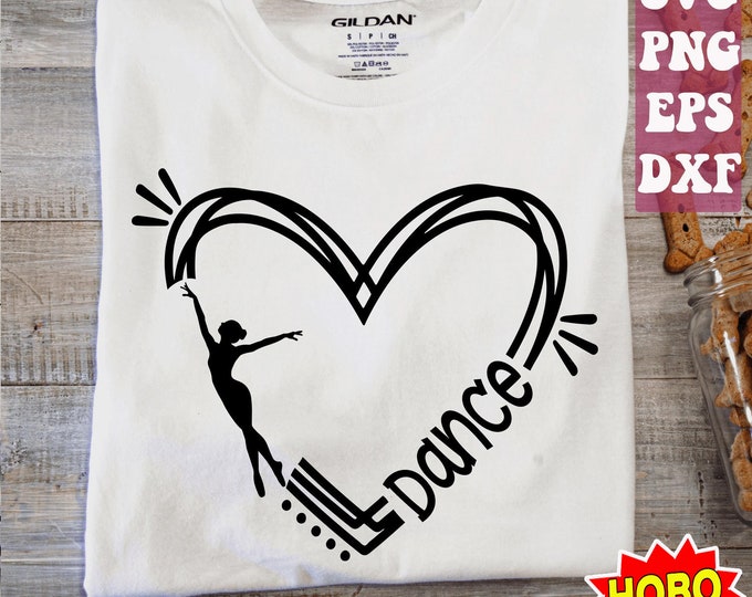 Dance Heart Svg, Dance Svg, Dance Png, Dancer Svg, Dance Mom Png, Dance ...