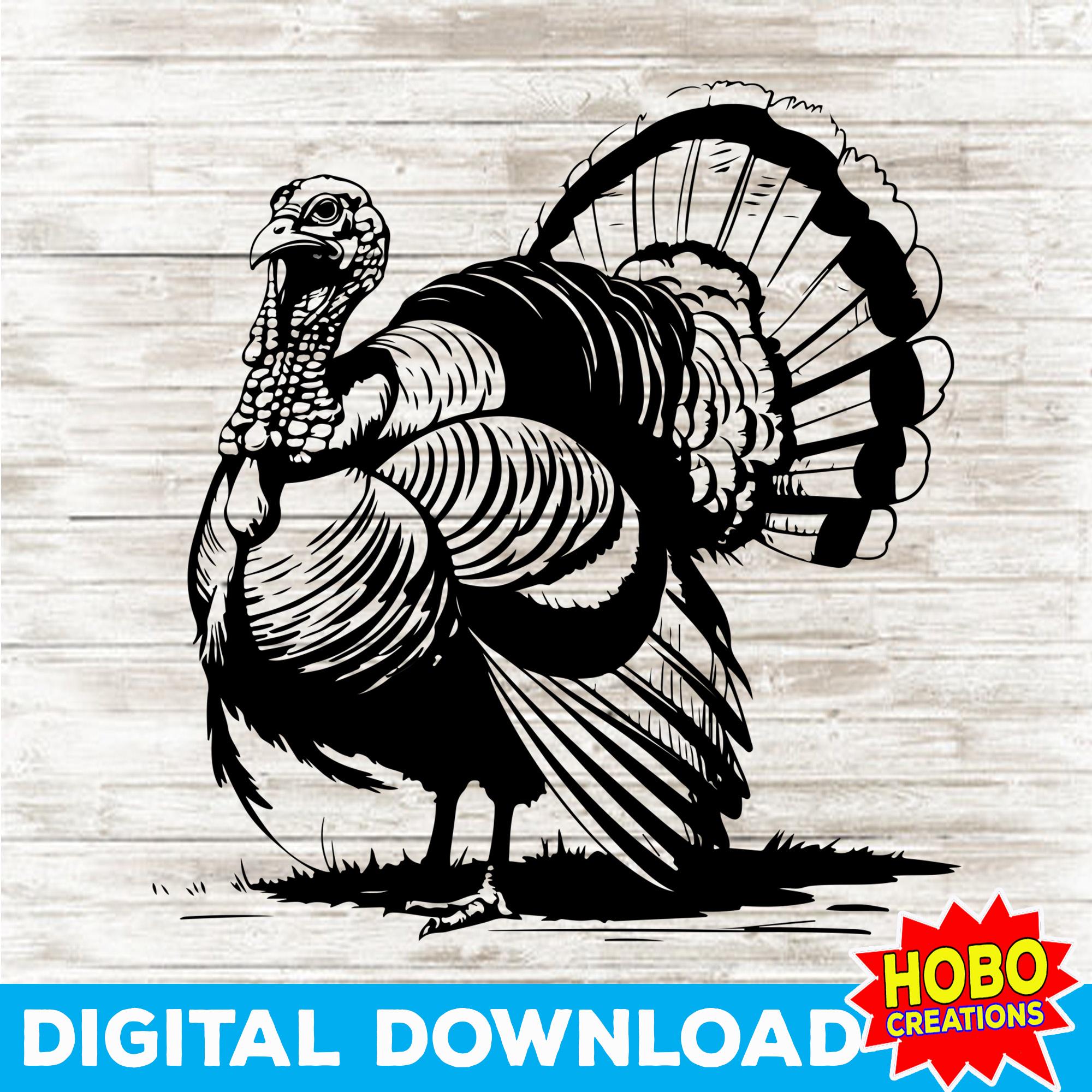 Wild Turkey Stencils
