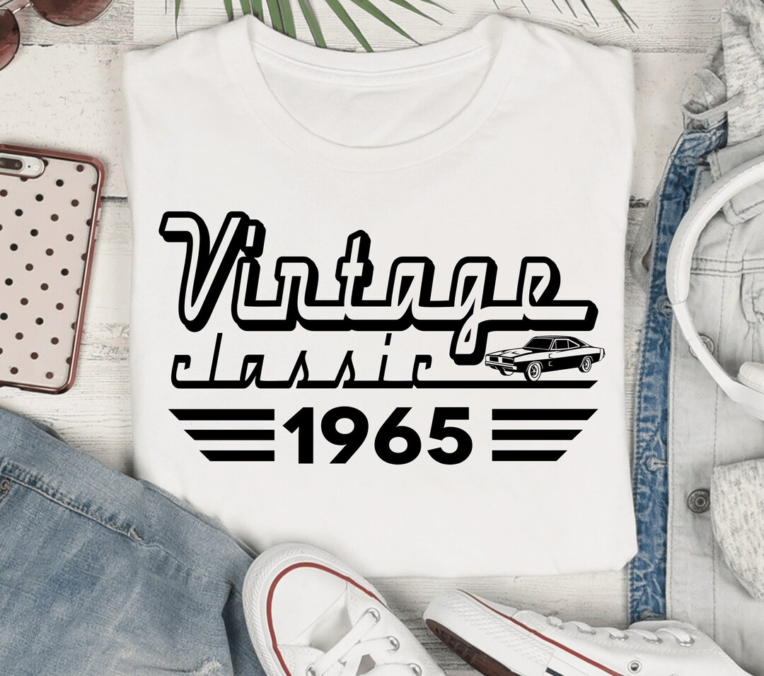 Vintage Classic 1965 SVG, 59th Birthday Svg, Vintage Birthday Dad Svg ...