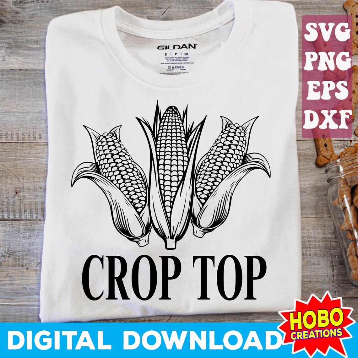 Crop Top Svg, Corn Farmer Svg, Crops Svg, Workout Svg, Farming Svg ...