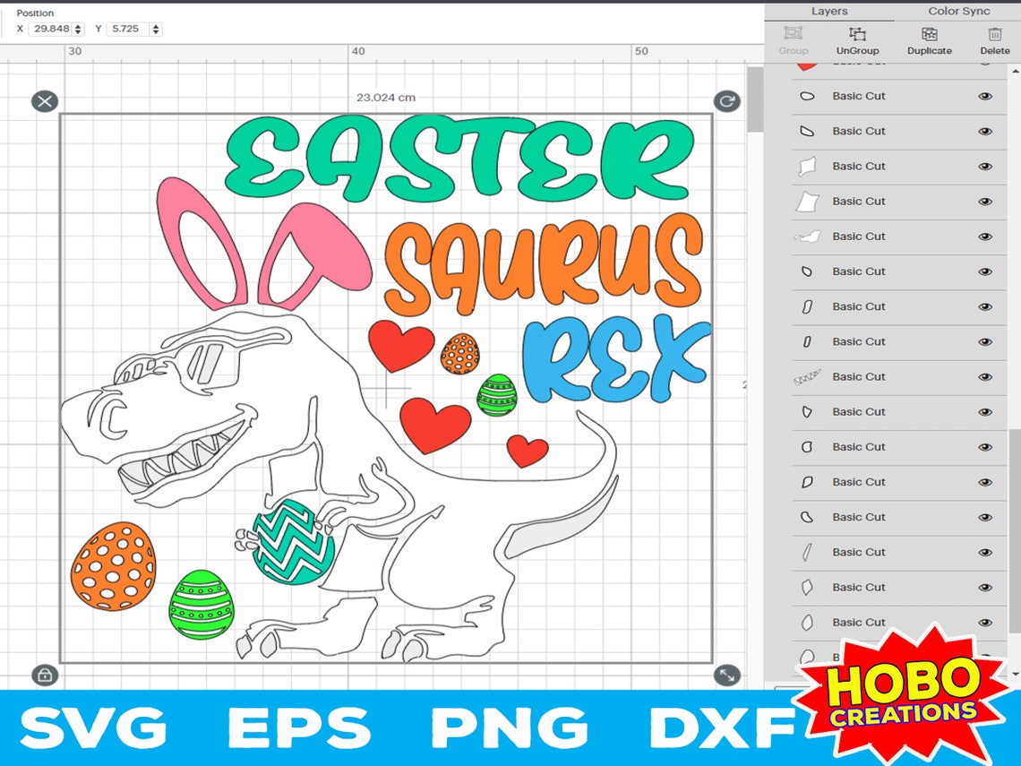 Easter Saurus Rex Svg Easter Dinosaur SVG T-rex Bunny Svg - Etsy