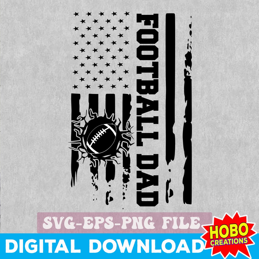 Football Dad SVG PNG, Football Dad Life Svg, Football Dad Shirt Svg ...