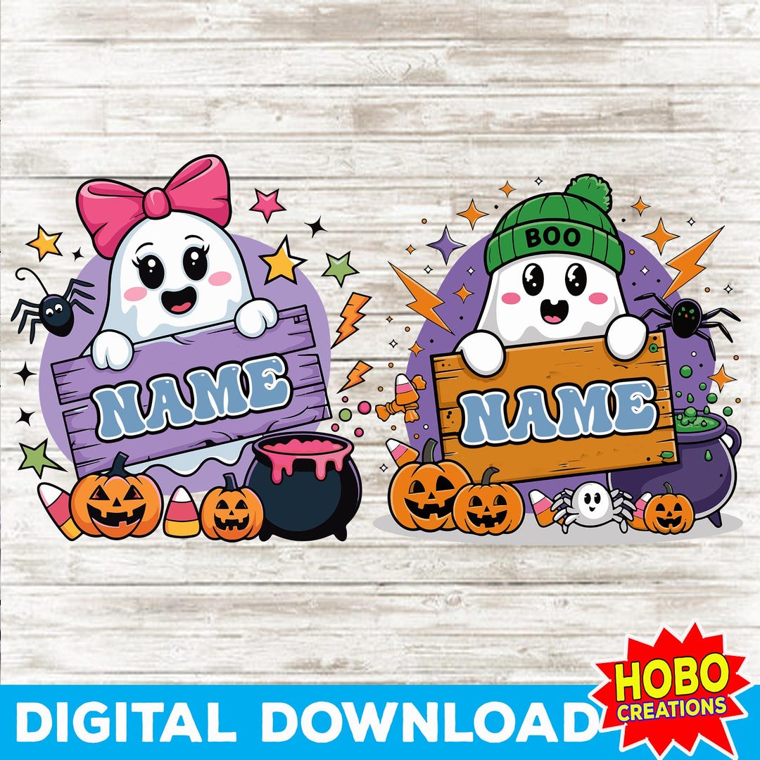 Personalized Boo Halloween Png, Custom Halloween Png, Boo Boo Crew Png ...