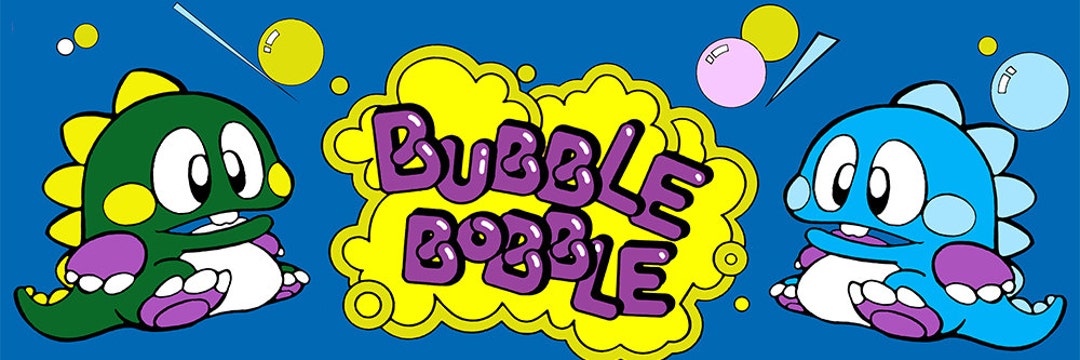 Bubble Bobble Marquee, Arcade, 12 X 36" Video Game Poster, Print - Etsy