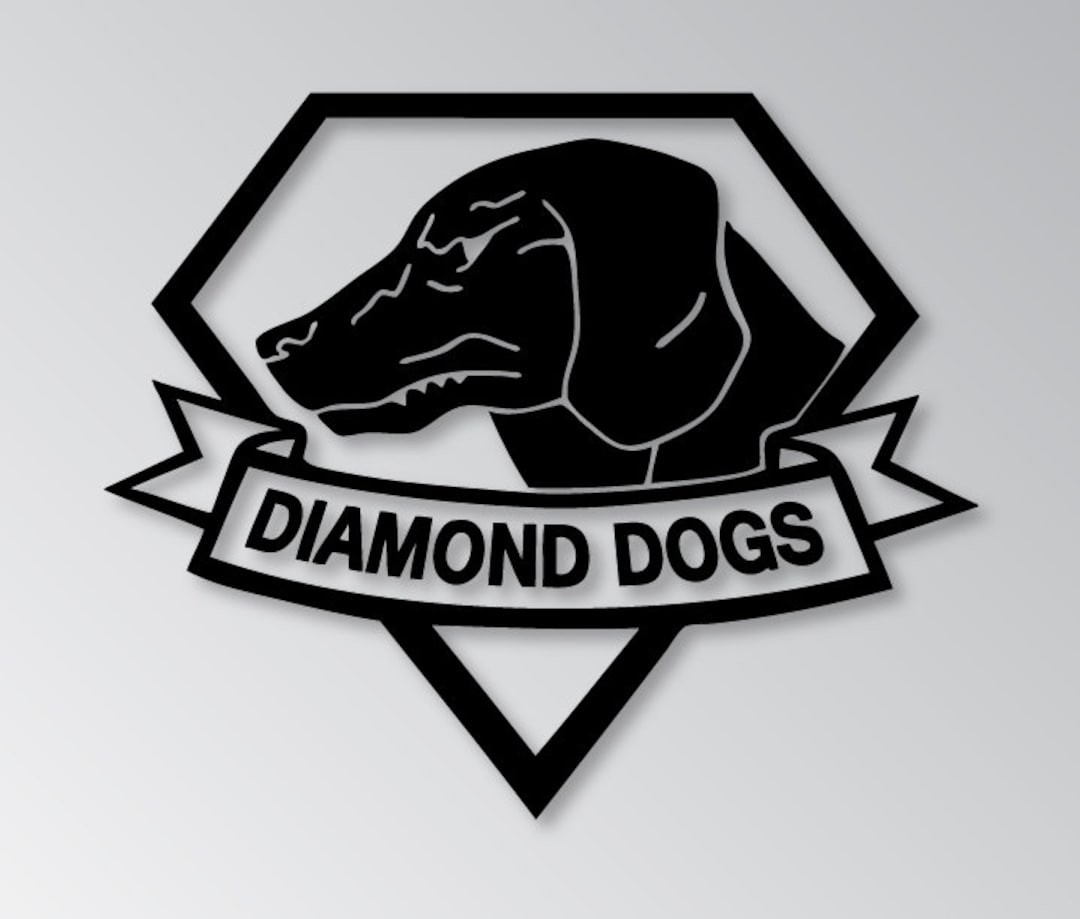 Metal Gear Solid Diamond Dogs, Vinyl Decal, Bumper Sticker, Decal ...
