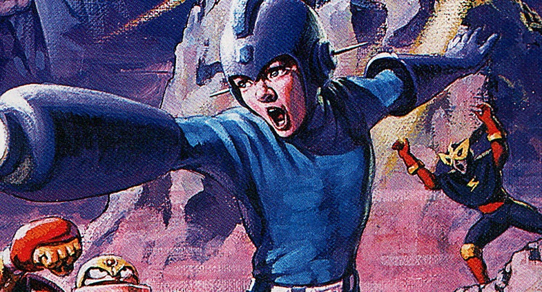 Mega Man European Cover 18 X 24" Video Game Poster - Etsy