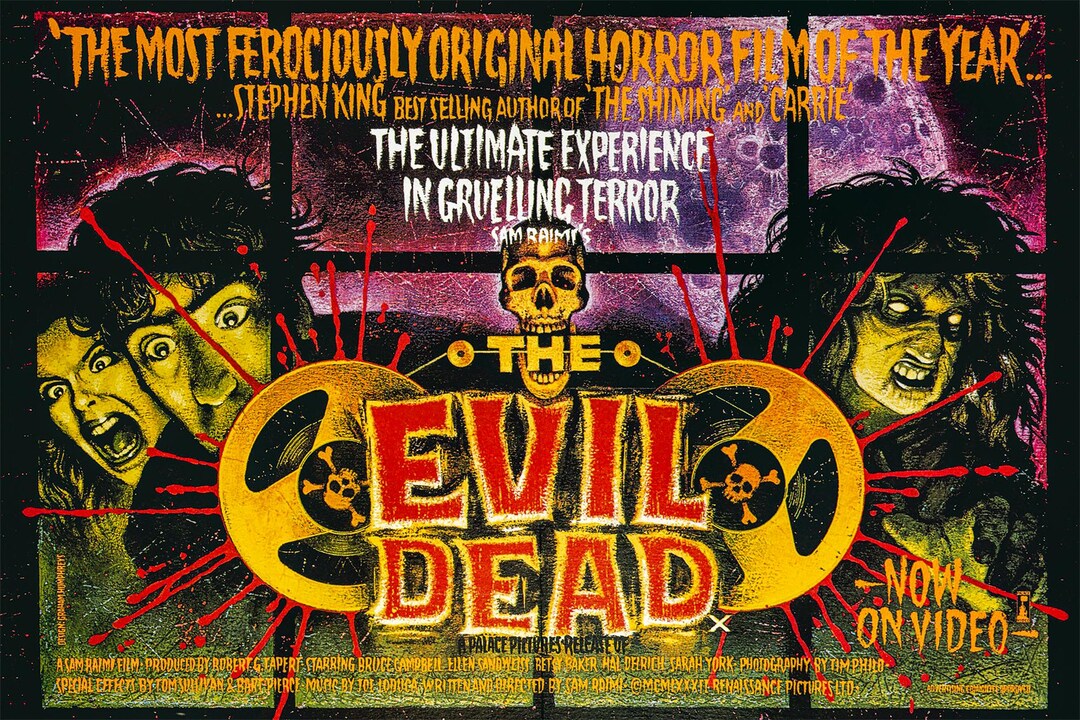 Evil Dead V1 Poster, 12x18, 16x24, 20x30, & 24x36 - Etsy