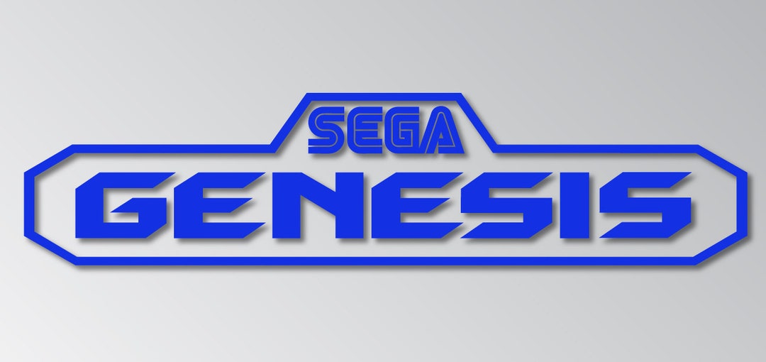 SEGA Genesis Logo Decal, Sticker, Bumper Sticker, Vinyl Decal - Etsy