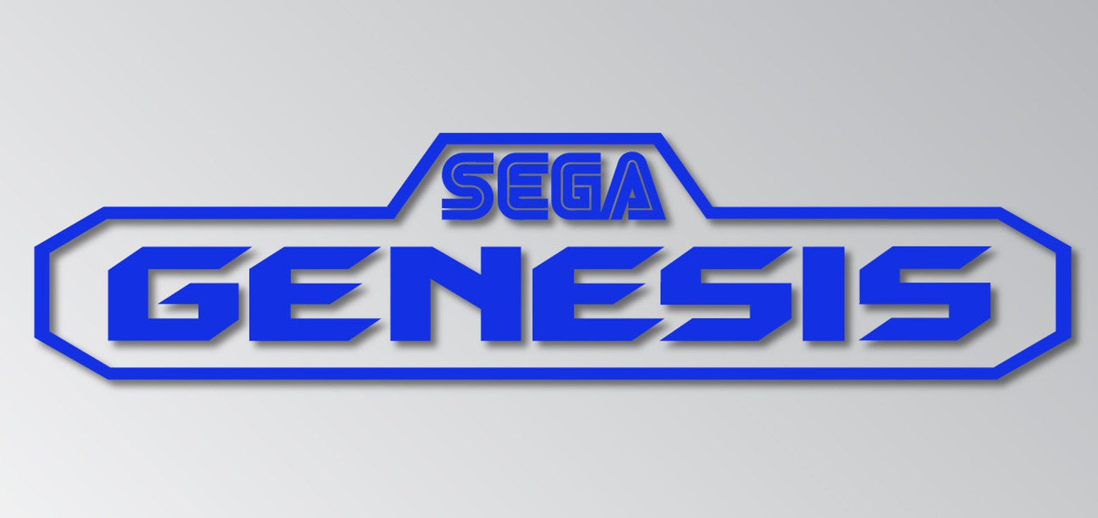 SEGA Genesis Logo Decal, Sticker, Bumper Sticker, Vinyl Decal - Etsy