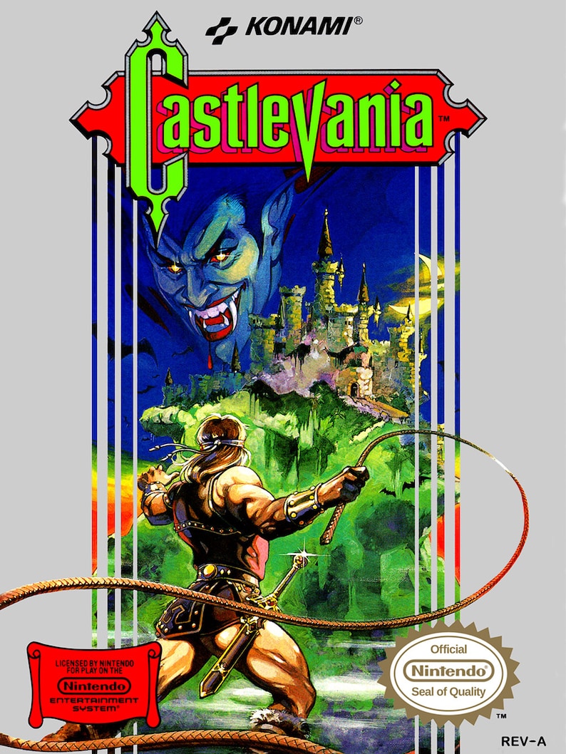 Castlevania 18 X 24" Video Game Poster - Etsy UK