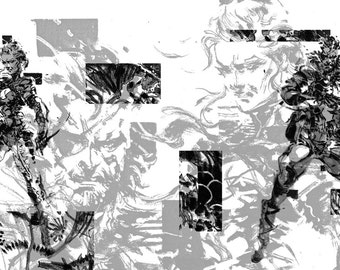 Metal Gear Solid 3 Snake Eater 24 X 30 Video Game Poster | Etsy