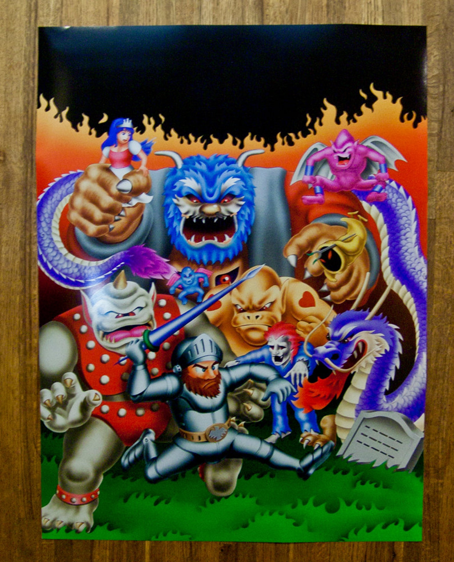 Ghost & Goblins 18 X 24 Video Game Poster | Etsy