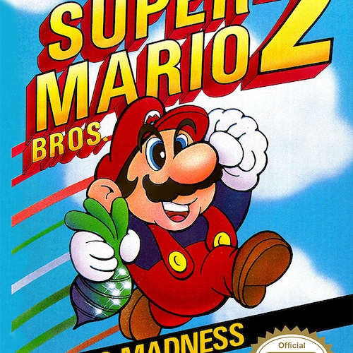 Super Mario Bros NES 18 X 24 Video Game Poster 123 & - Etsy