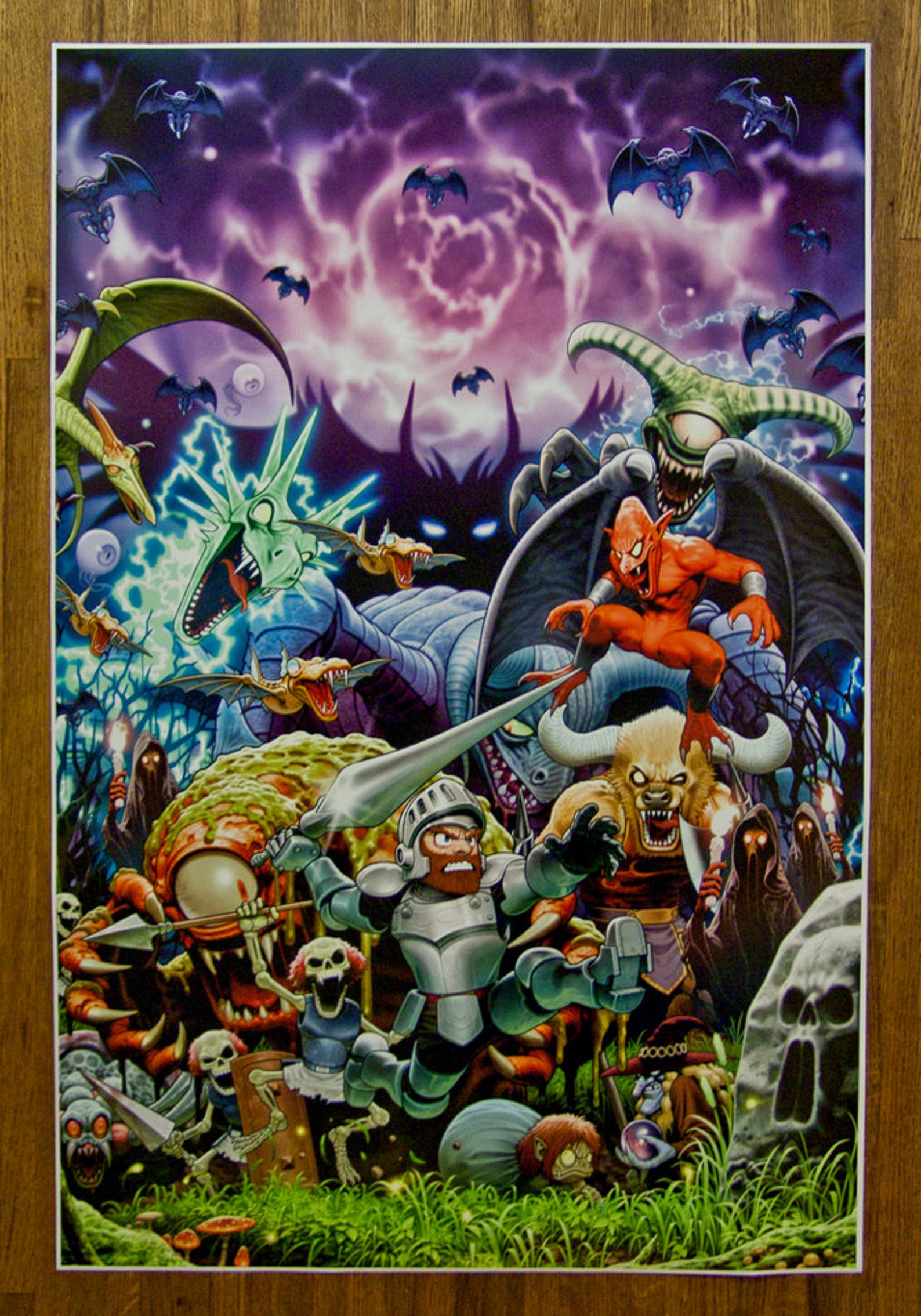 Super Ghost & Goblins 20 X 30 Video Game Poster - Etsy