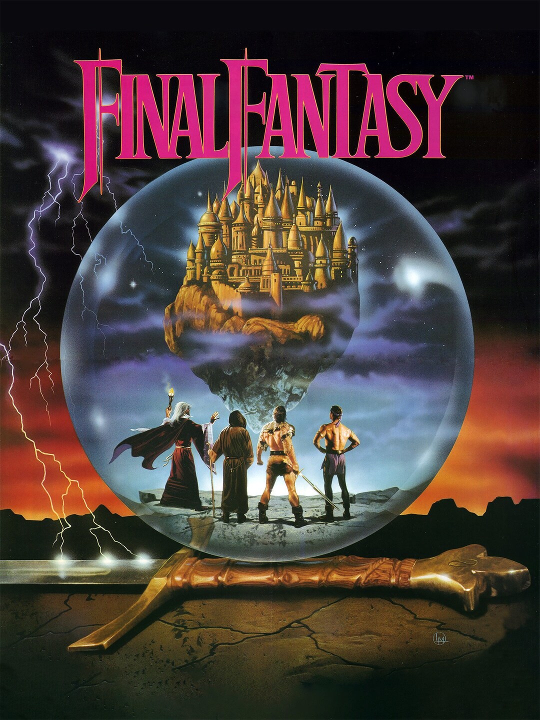 Final Fantasy Promotional Poster, Video Game Poster - Etsy