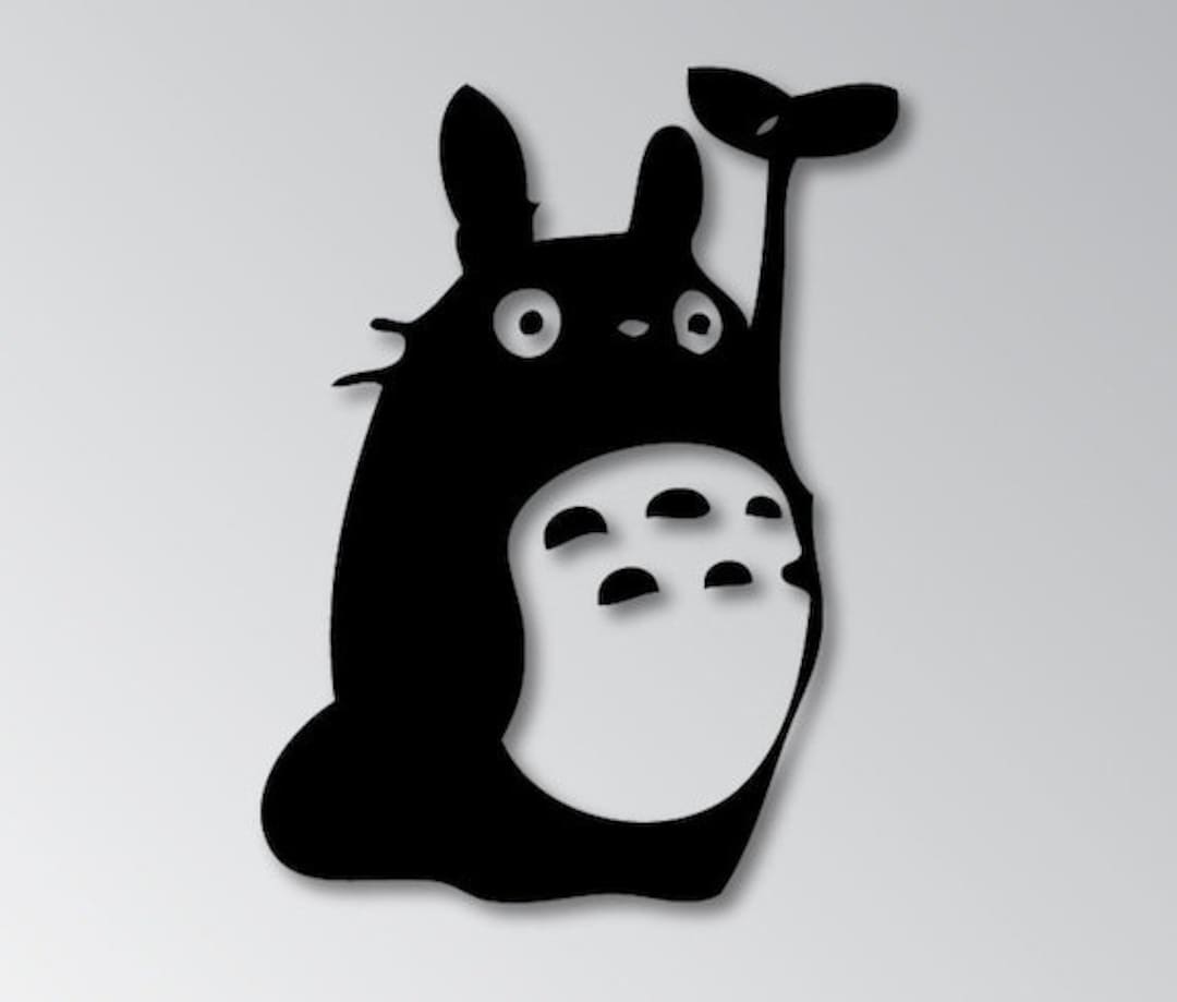 Totoro, Logo, Vinyl Decal, Sticker, Bumper Sticker, Decal - Etsy
