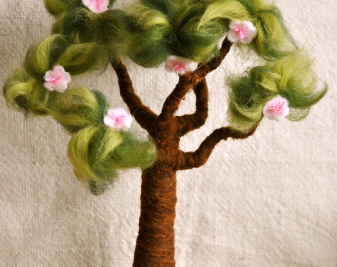 Tree Needle Felted Tree Handmade Wool Tree - Etsy