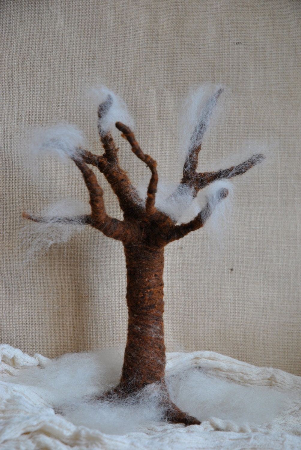 Wool Tree Needle Felted Waldorf Inspired: Four Seasons made - Etsy