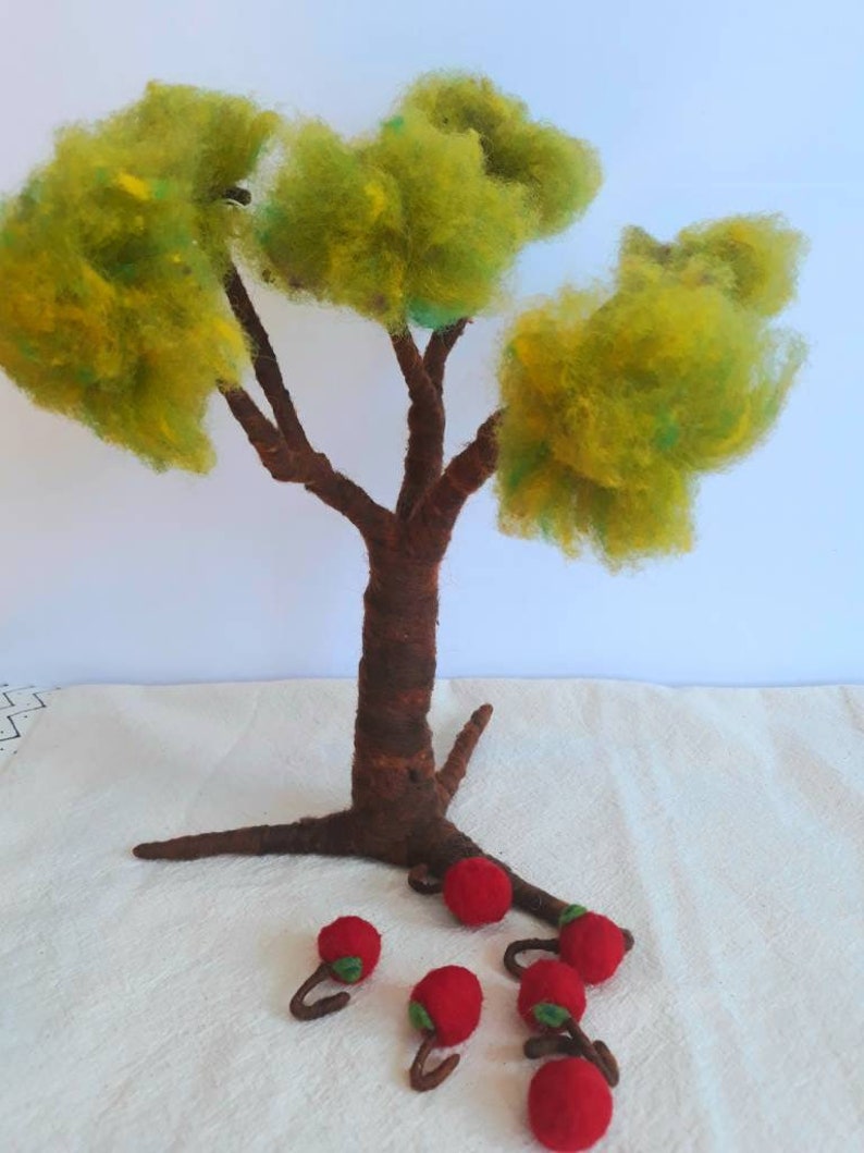 Waldorf Inspired Needle Felted Tree: Spring Apple Tree - Etsy Canada
