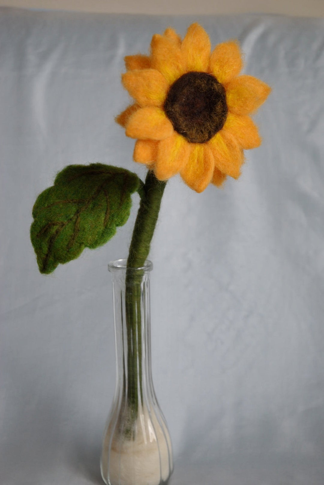 Yellow Wool Flower : Sunflower - Etsy
