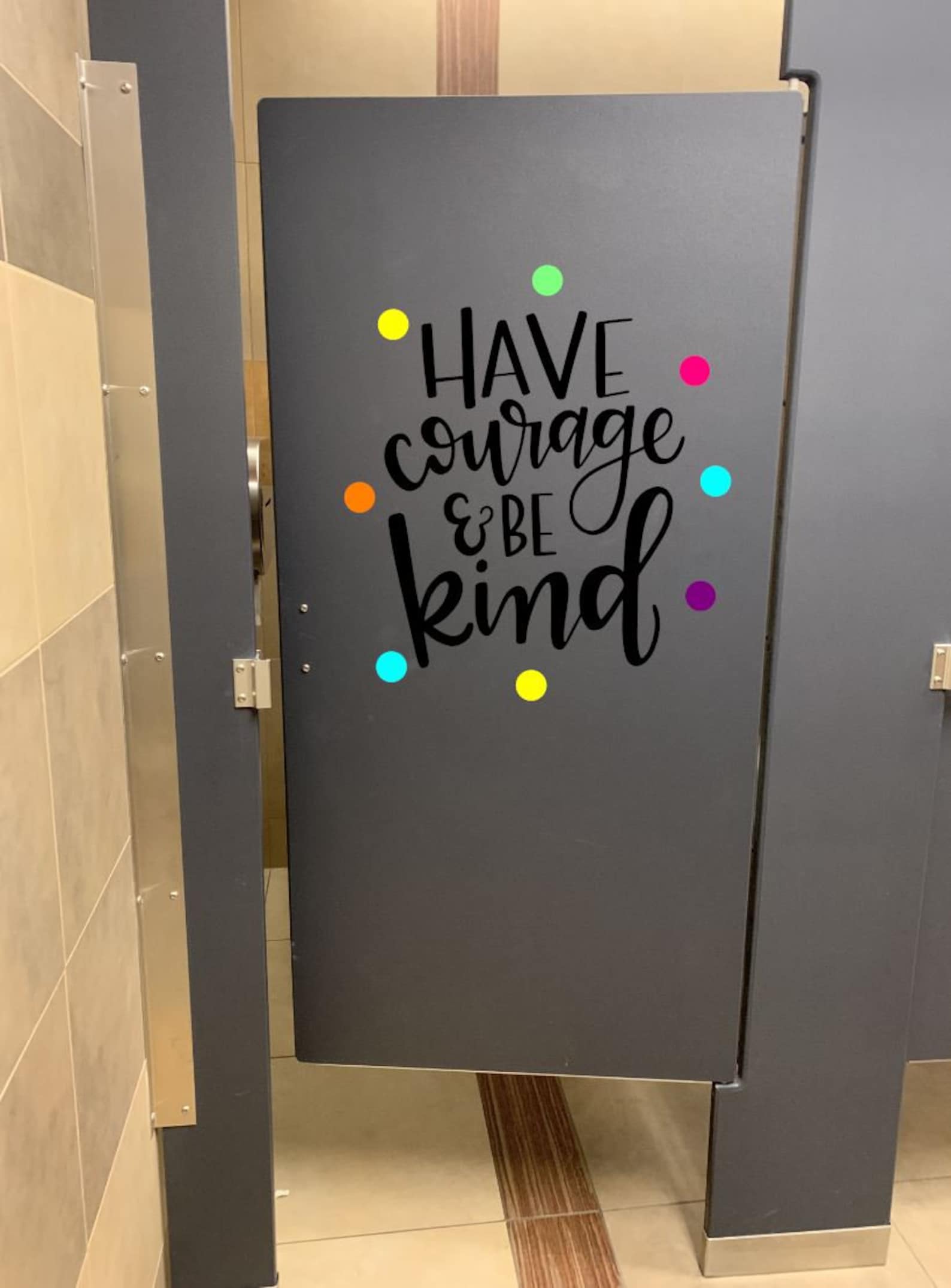 School Bathroom Stall Decals Bathroom Decals Vinyl Decals - Etsy