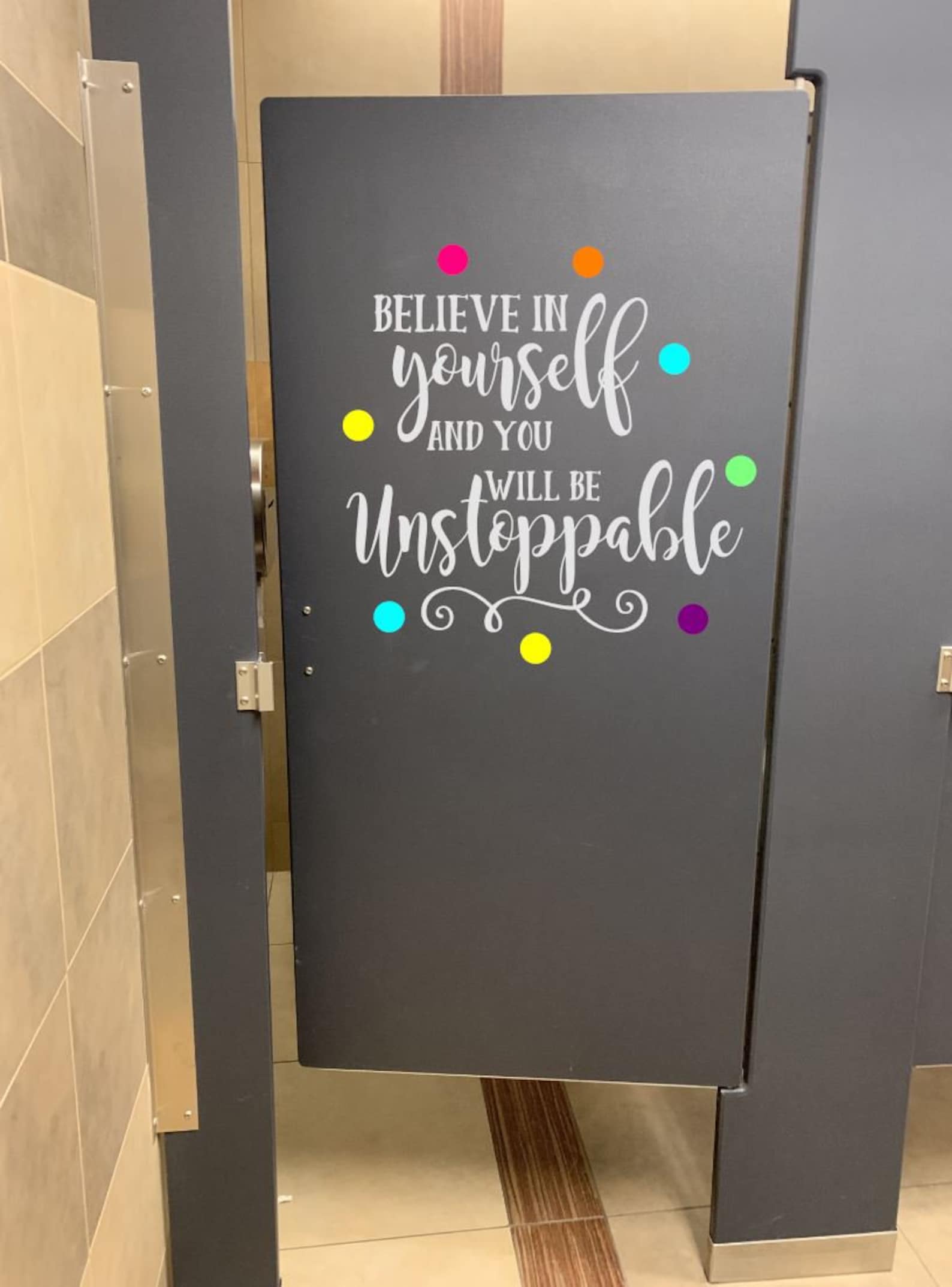 School Bathroom Stall Decals Bathroom Decals Vinyl Decals - Etsy