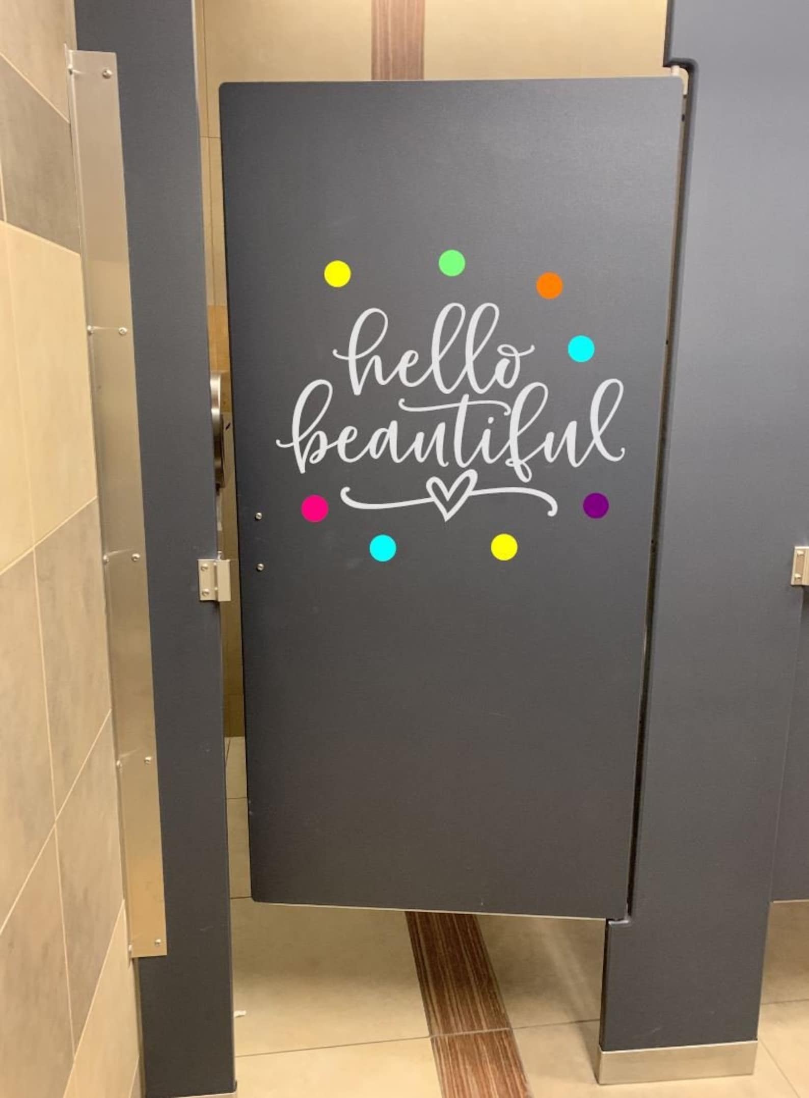 School Bathroom Stall Decals Bathroom Decals Vinyl Decals - Etsy