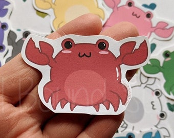 Chibi Cute Hermit Crab Stickers and Magnets - Etsy