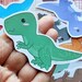 Chibi Tyrannosaurus Rex Stickers and Magnets - Etsy