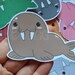 Chibi Walrus Stickers and Magnets - Etsy
