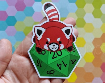 Chibi Cute Fox D20 Vinyl Sticker for Phone Car Tablet - Etsy