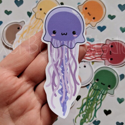 Chibi Veiltail Betta Stickers and Magnets - Etsy