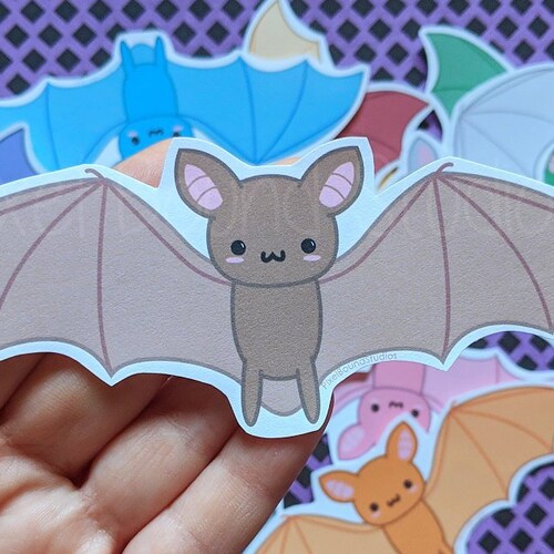 Chibi Bat Stickers and Magnets - Etsy UK