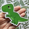 Chibi Triceratops Vinyl Sticker - Etsy