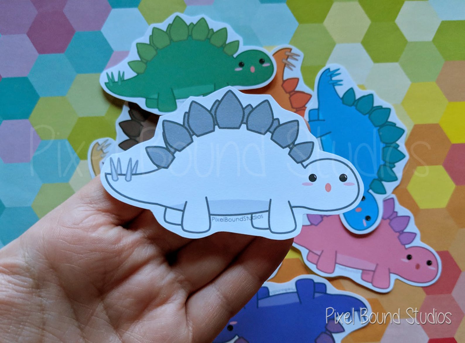 Chibi Stegosaurus Stickers and Magnets - Etsy