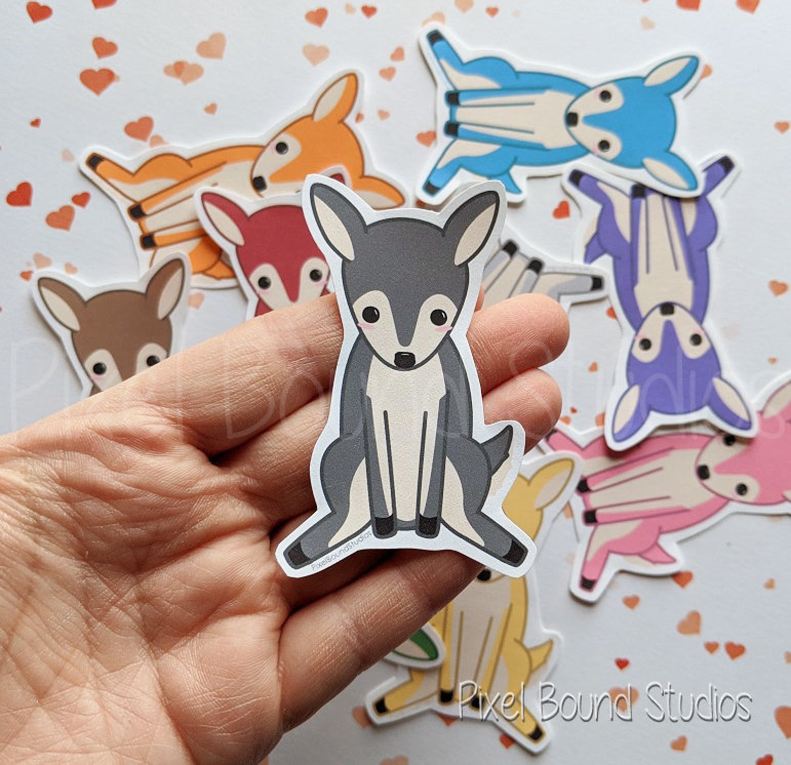 Chibi Doe Stickers and Magnets | Etsy