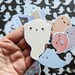 Chibi Halloween Ghost Stickers and Magnets - Etsy