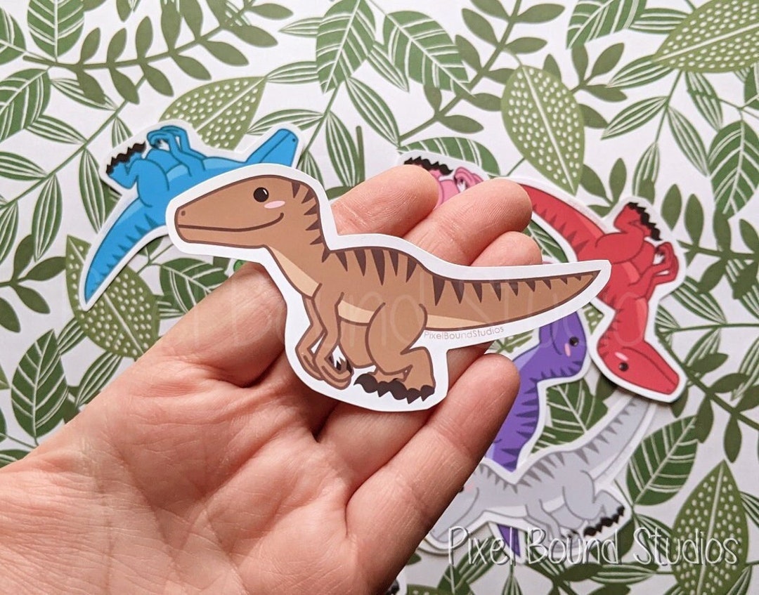 Chibi Utahraptor velociraptor Stickers and Magnets - Etsy