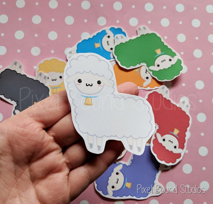Lamb Stickers and Magnets | Customizable Colors - Etsy