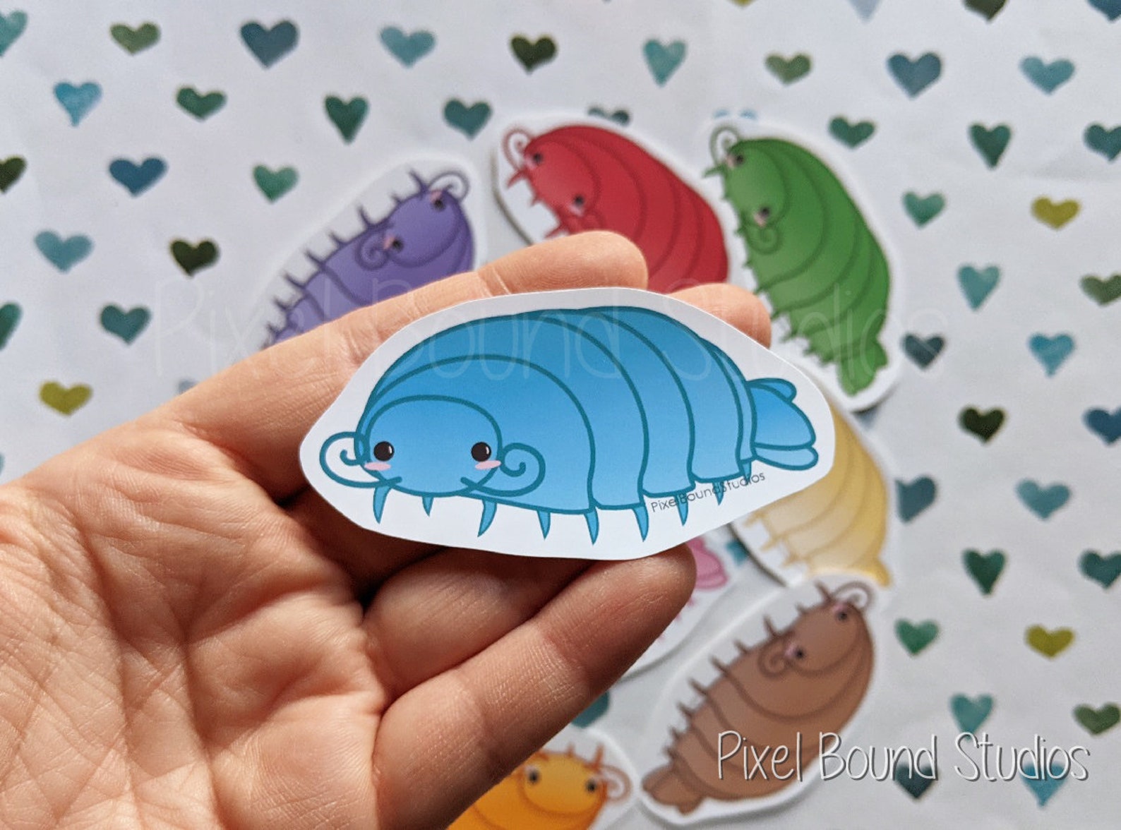 Kawaii Cute Giant Isopod Stickers and Magnets - Etsy