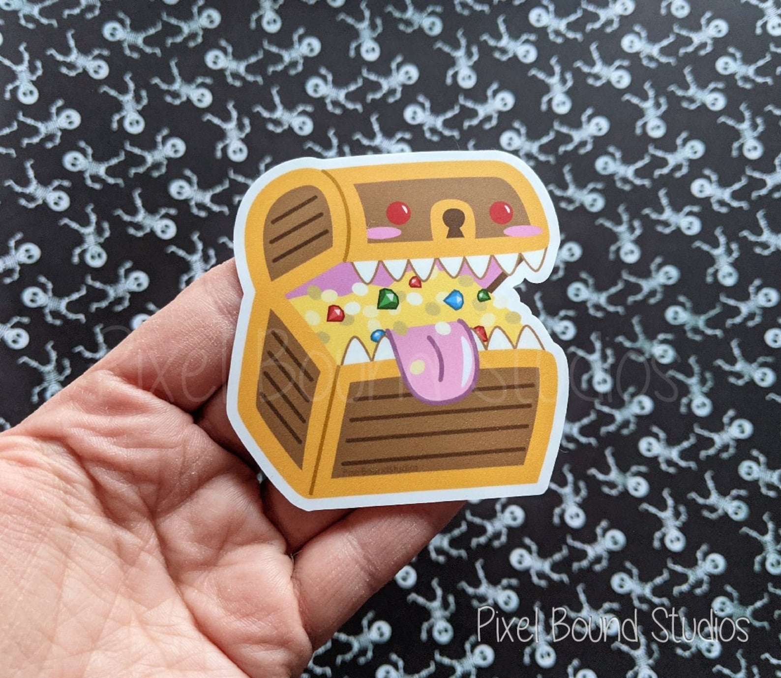 Kawaii Mimic Vinyl Sticker for Phone Car Tablet Laptop - Etsy