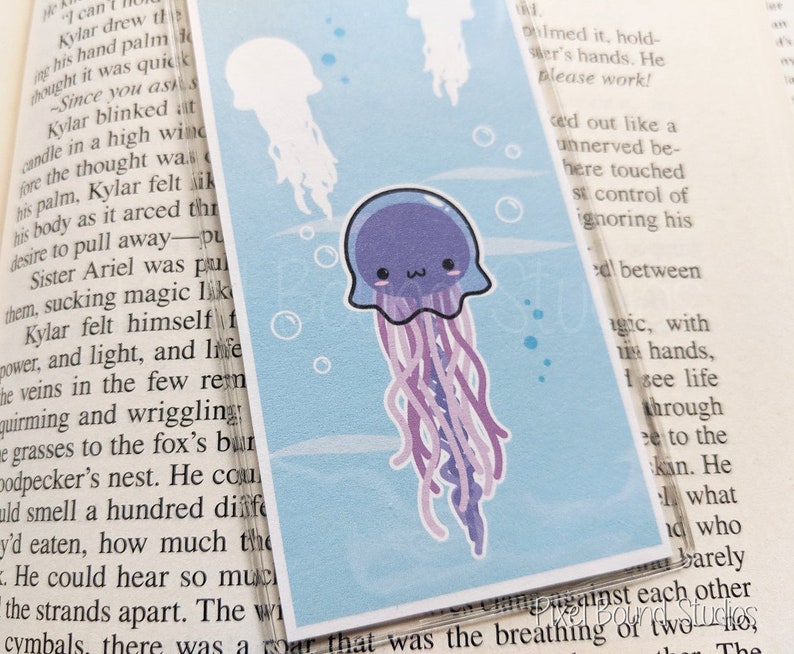 Chibi Jellyfish Bookmark - Etsy