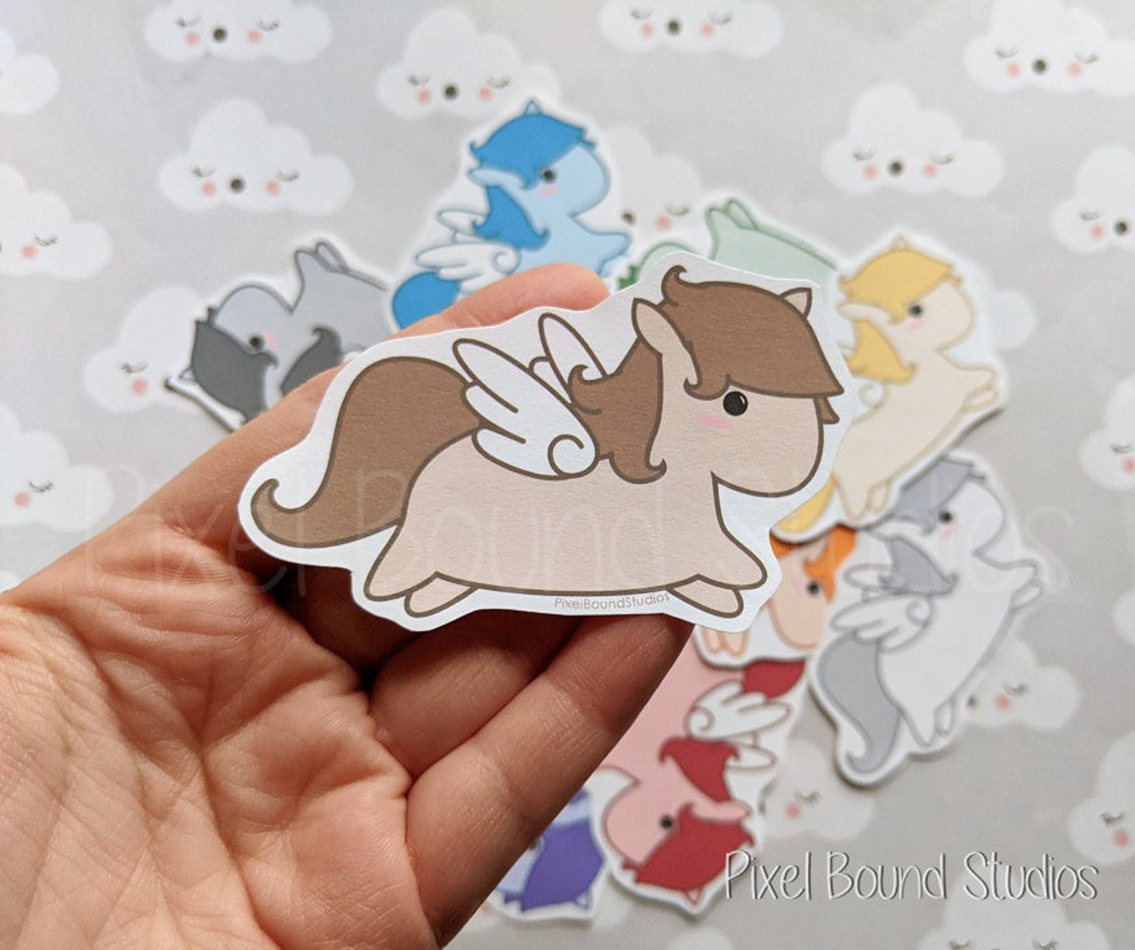Chibi Pegasus Stickers and Magnets - Etsy