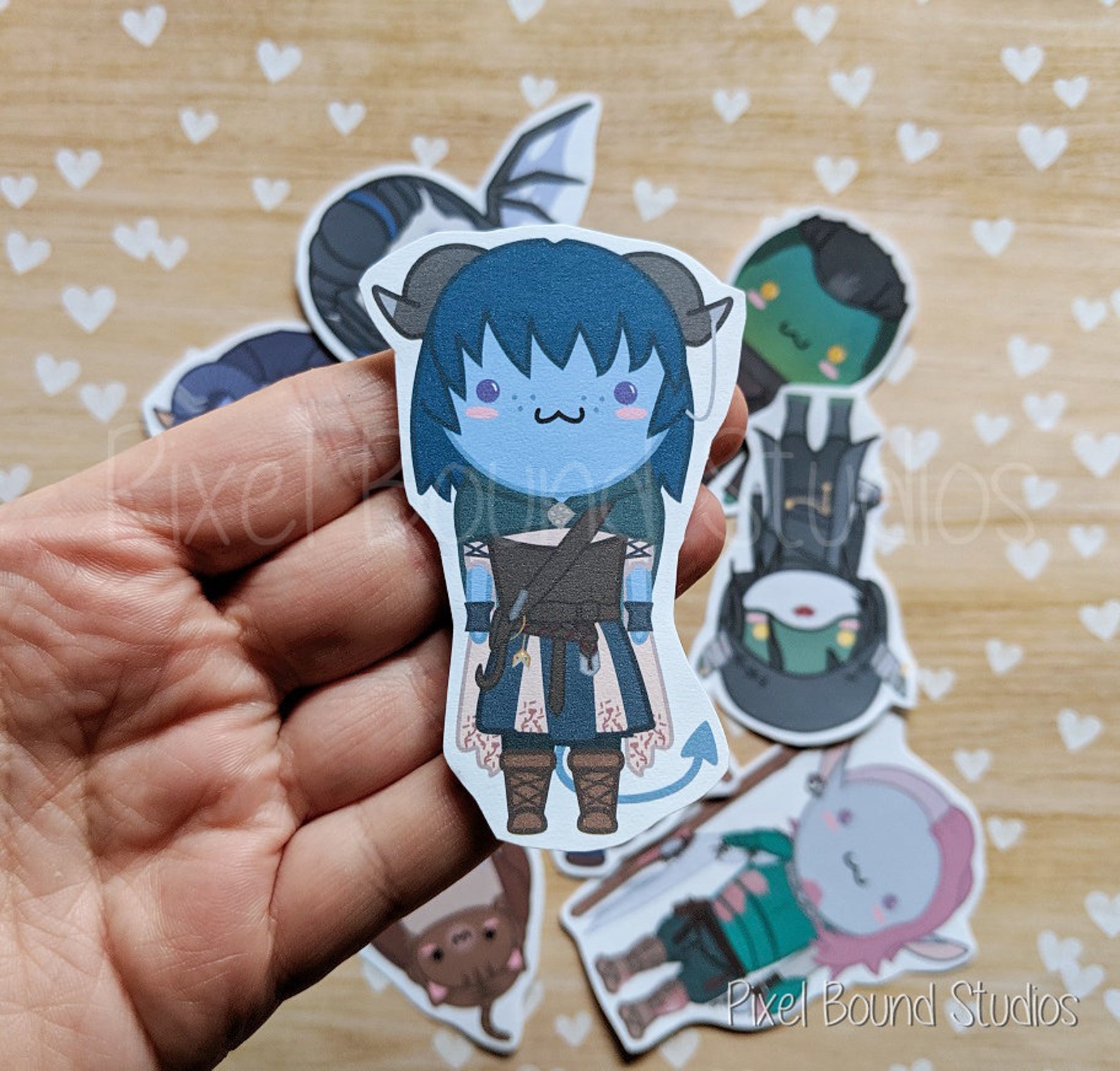 Chibi Mighty Nein Stickers and Magnets - Etsy