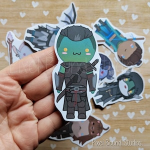 Chibi Mighty Nein Stickers and Magnets - Etsy