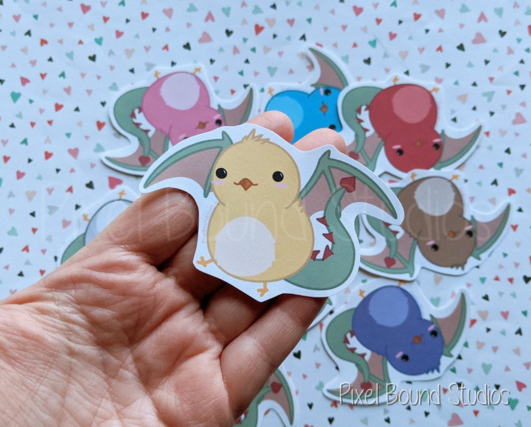 Cockatrice Stickers and Magnets - Customizable Colors - Etsy