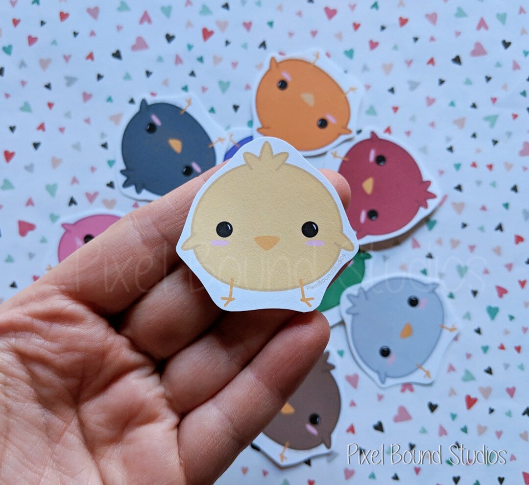 Chibi Chick Stickers and Magnets - Etsy
