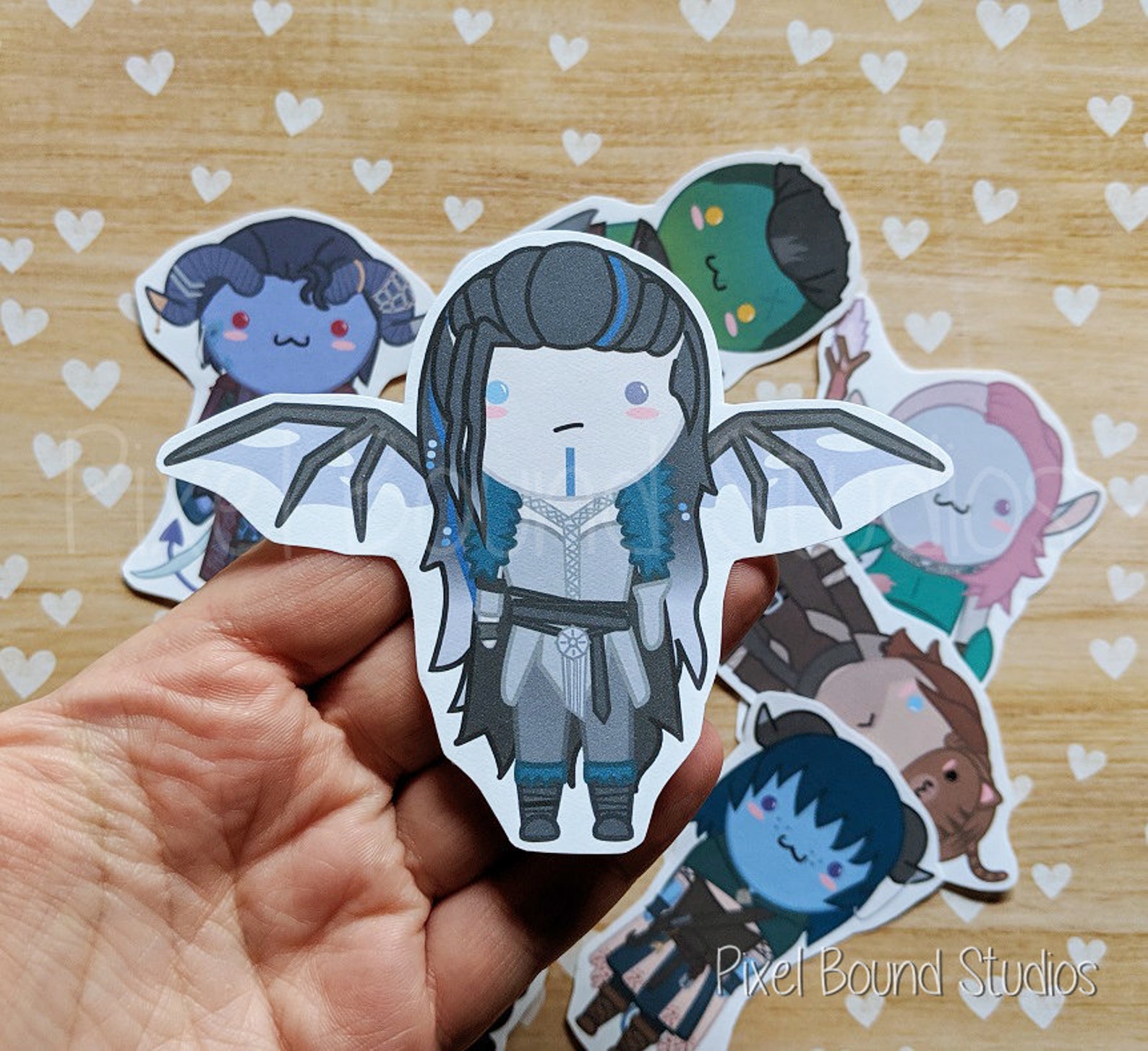 Chibi Mighty Nein Stickers and Magnets | Etsy