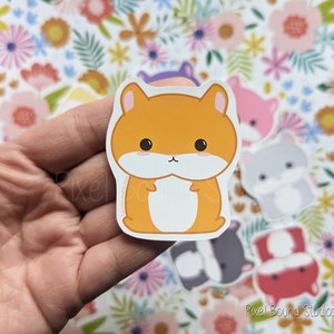 Chibi Hamster Stickers and Magnets - Etsy