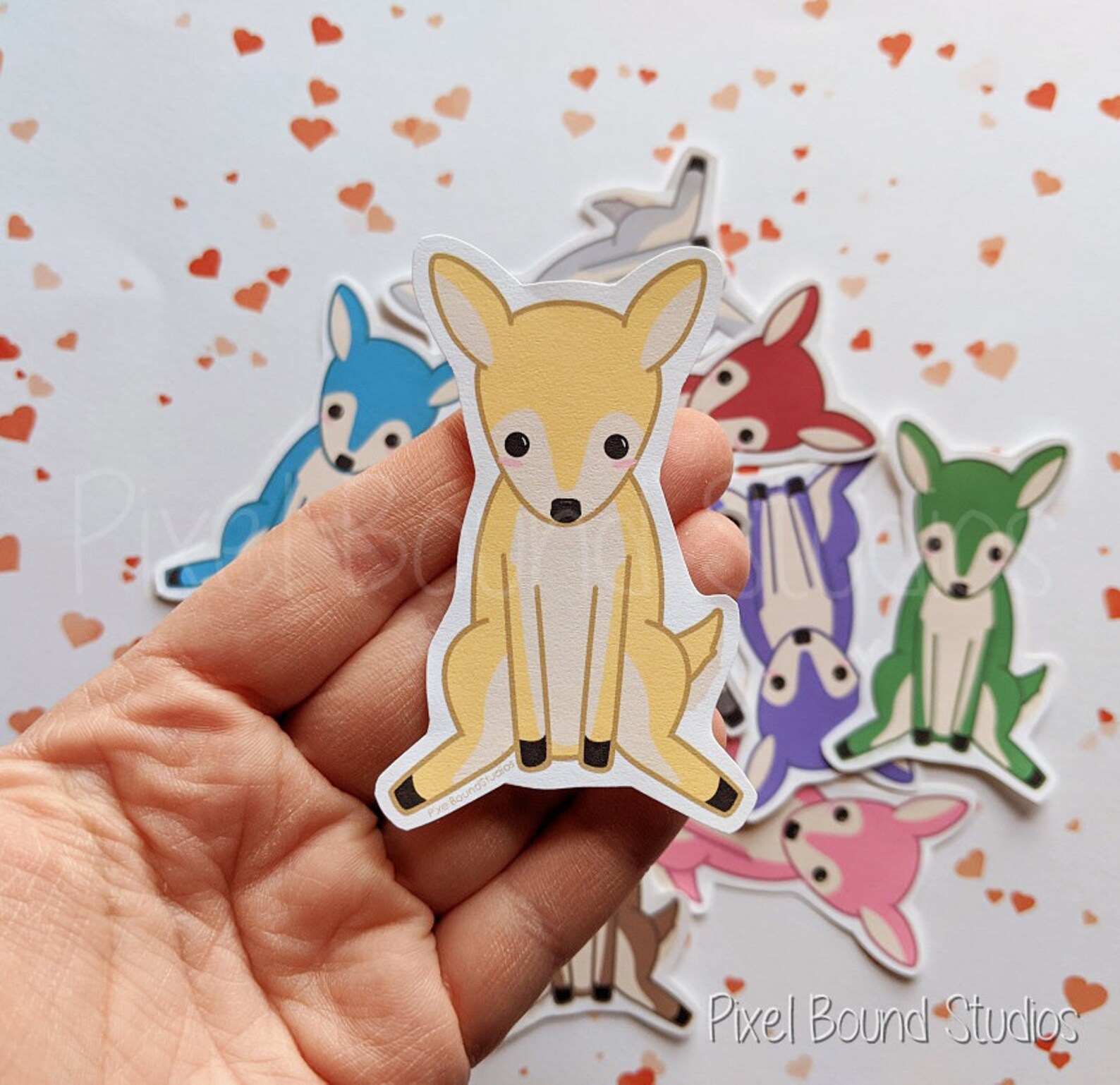 Chibi Doe Stickers and Magnets | Etsy